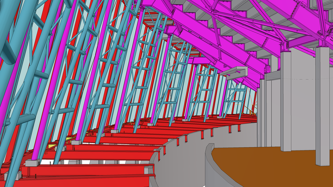 Arena of the Agora Evry renovation | Tekla
