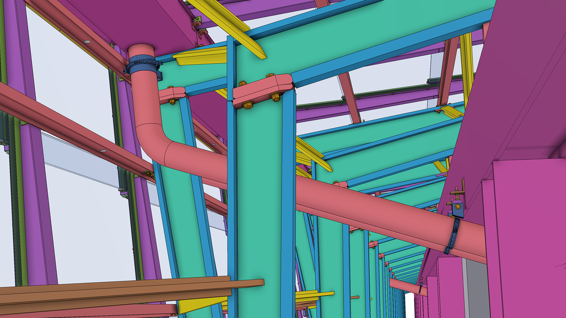 Auvents de la station Côteaux-Beauclair - Prolongement ligne 11 métro ...