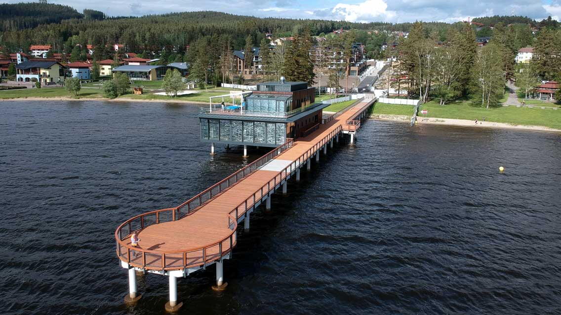 MOLO Lipno- the lookout point pier | Tekla