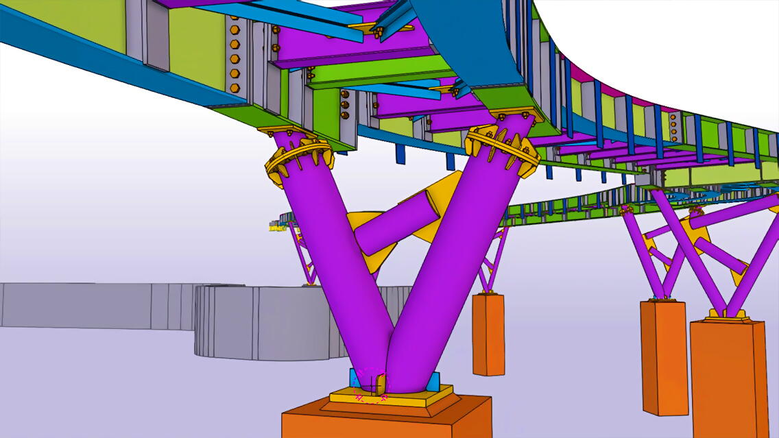 The Move - North Beach Crescent - Steel Bridge | Tekla