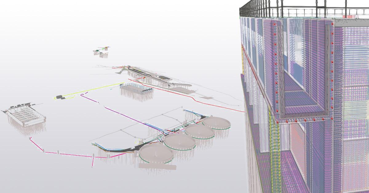 Beckton sewage treatment works | Tekla