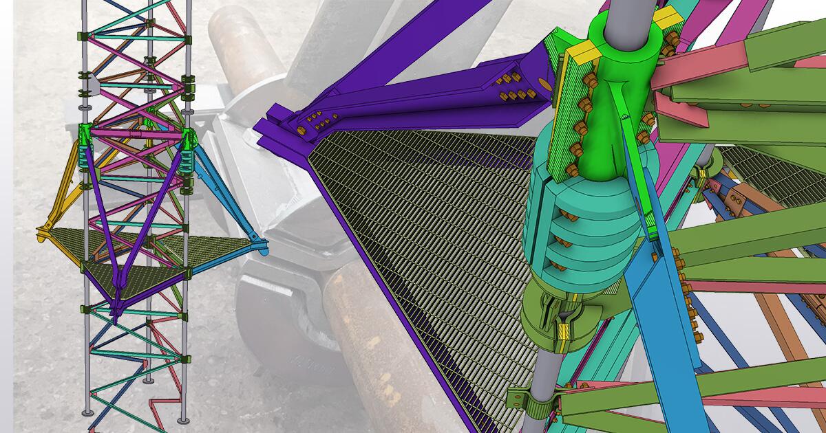 Black Mountain stay frame | Tekla