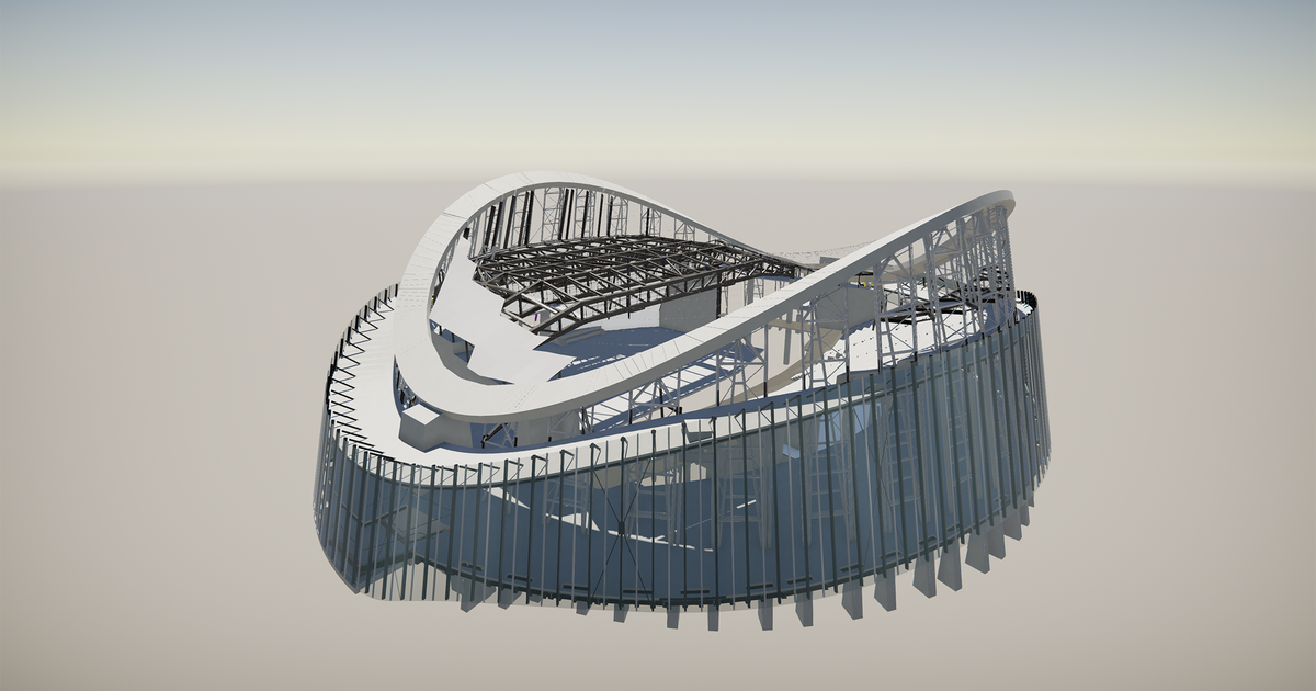 Réhabilitation des Arènes de l'Agora d'Evry (91) | Tekla