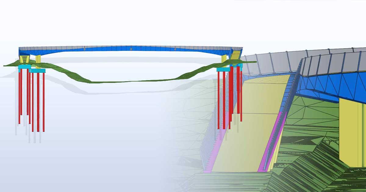 Cycling bridge Wielsbeke-Waregem | Tekla