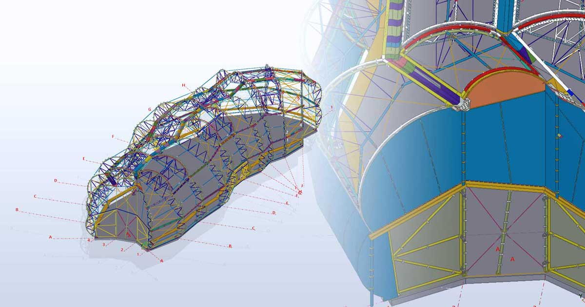 Greenwich Design District - Market Hall Structure | Tekla
