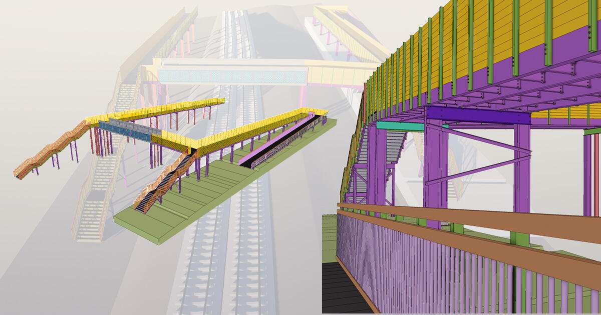 Llanharan GRP Bridge Scheme | Tekla