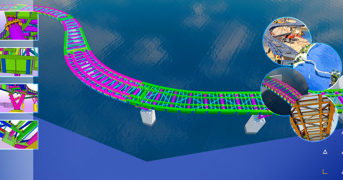 The Move - North Beach Crescent - Steel Bridge | Tekla