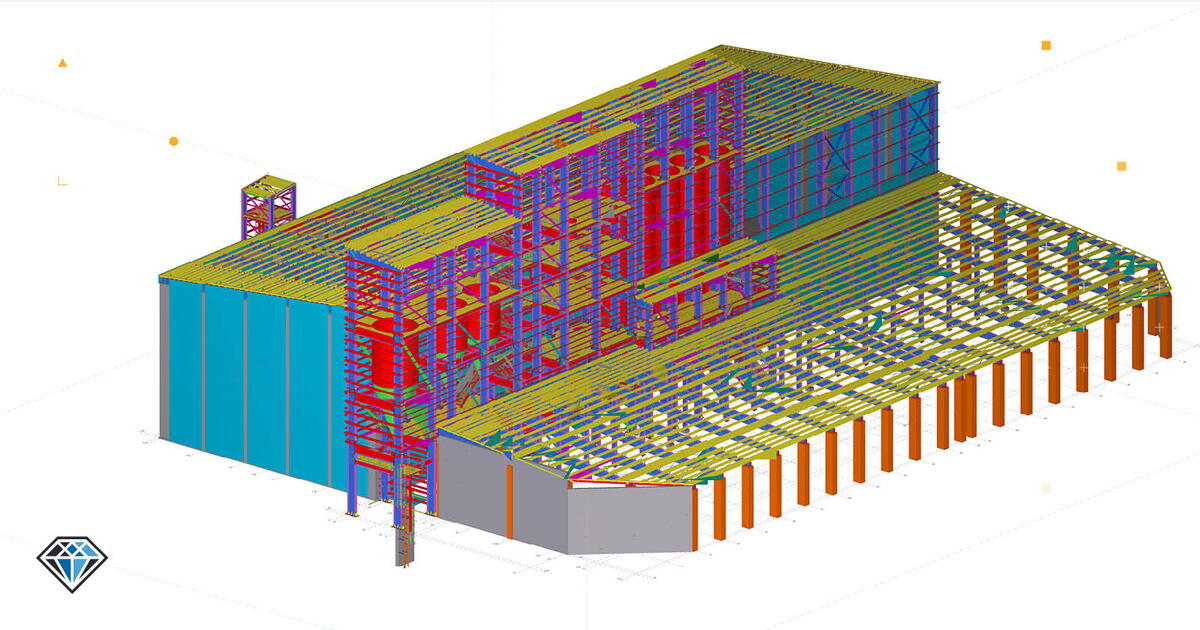Wheat Mill (Phase-1) - Silo supporting Structure | Tekla