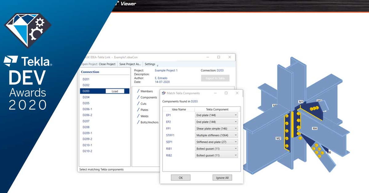 ASK IDEA-Tekla Link | Tekla