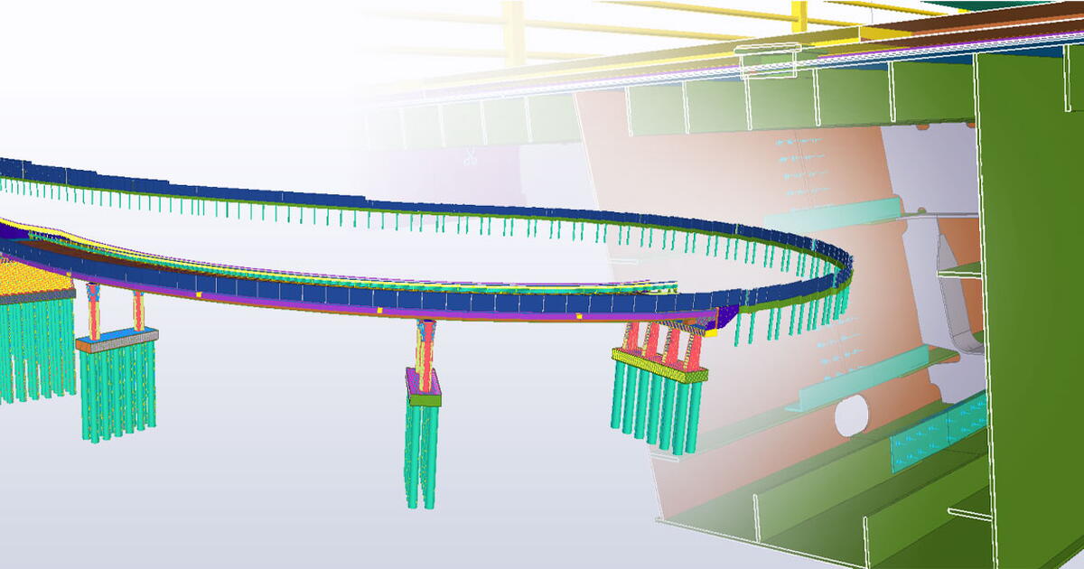Integrated overbridge design | Tekla
