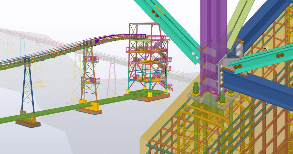 Lafarge Long Distance Belt Conveyor | Tekla