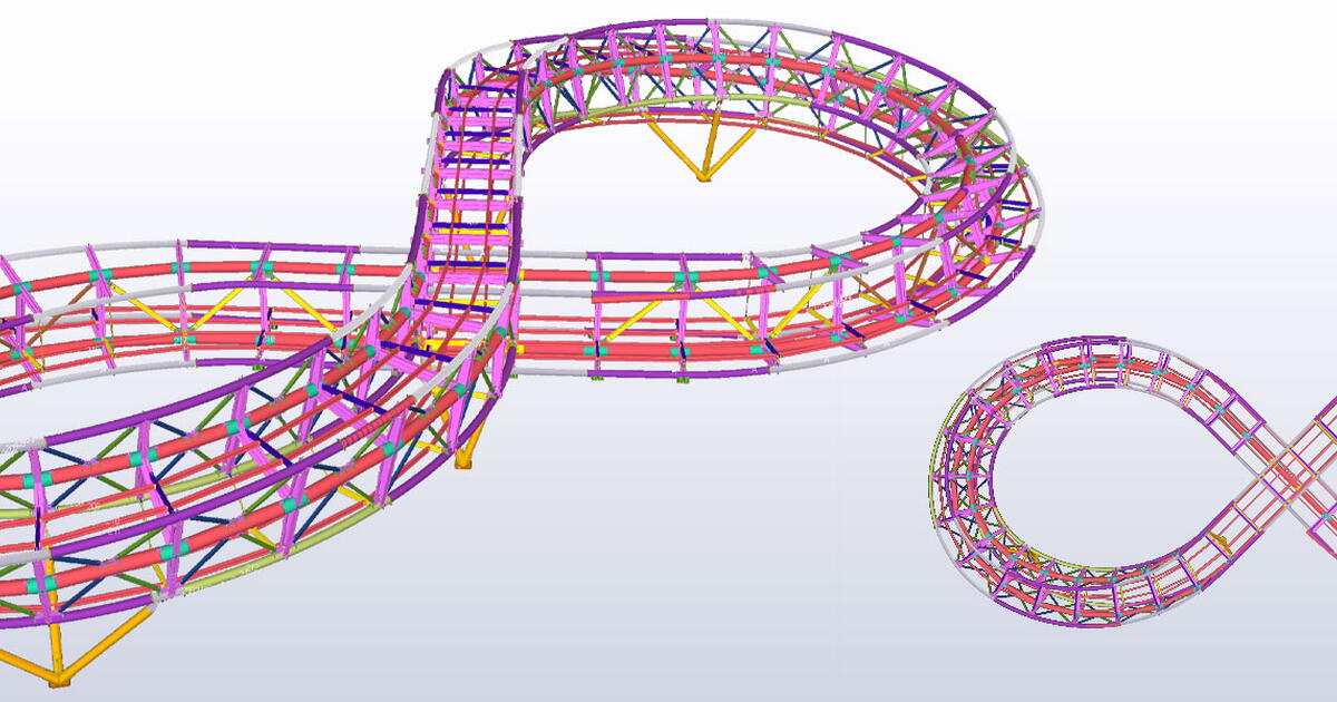 Landscape attraction Mobius strip | Tekla