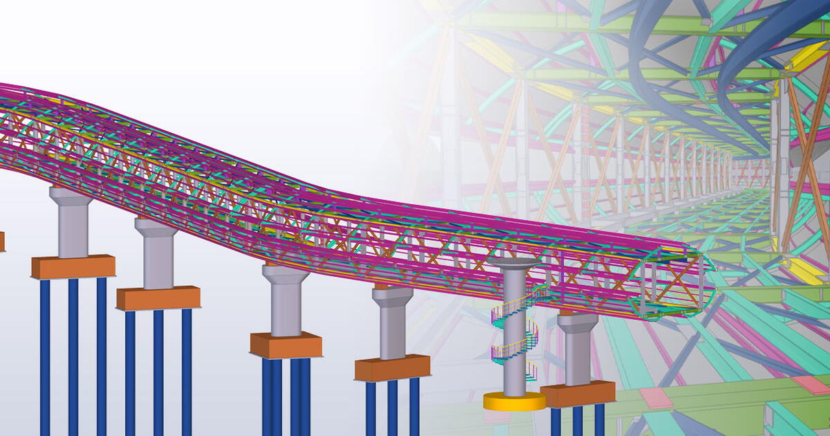 Orogel Overhead Bridge | Tekla