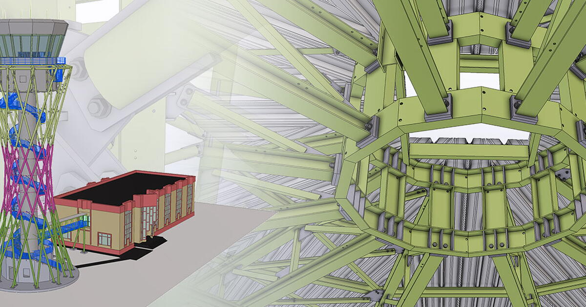 New Tadjikistan airport control tower | Tekla