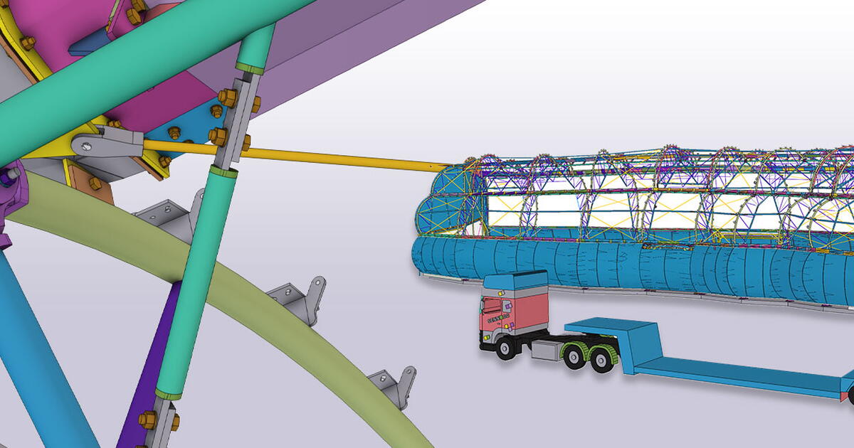 Greenwich Design District Market Hall Structure by Ardmore Group. | Tekla
