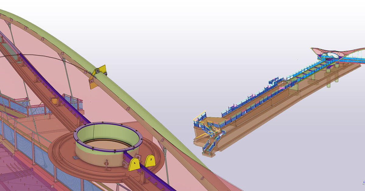 Murdoch's Connection Bridge Hull by SH Structures Ltd. | Tekla