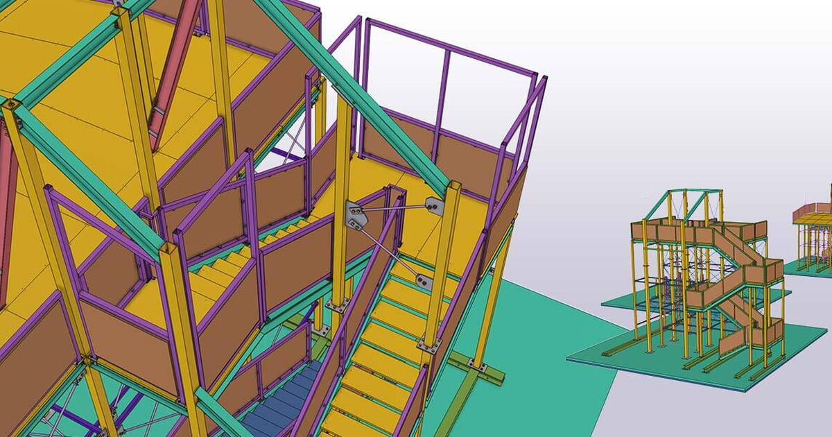 Zip Wire Towers | Tekla