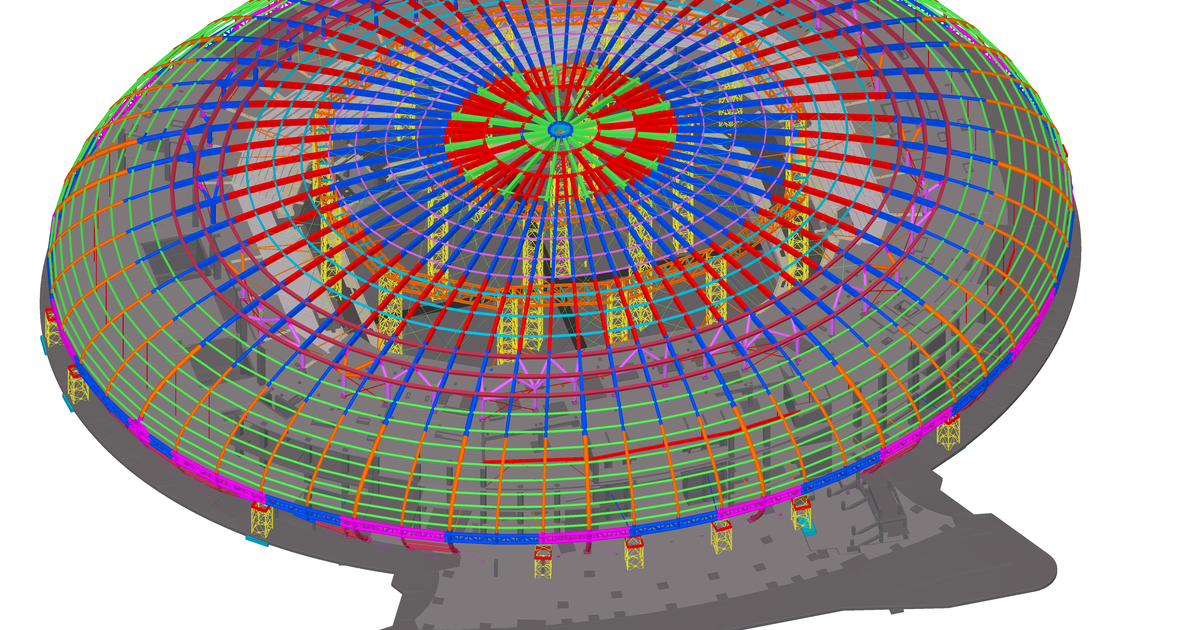 NAS Arena indoor futsal and vollyball stadium, Dubai | Tekla