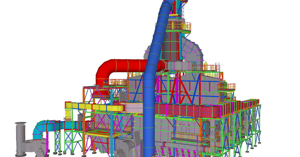 Coker heater for JSC Antipinsky oil refinery | Tekla