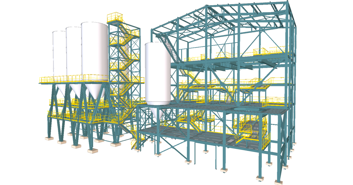 Milling plant fabrication | Tekla