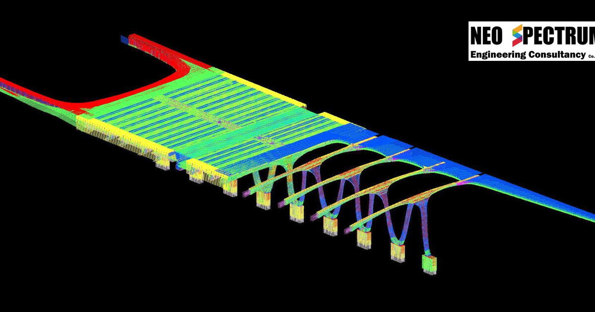 Waterfront Commercial District - Junction 9 Pergola Bridge | Tekla
