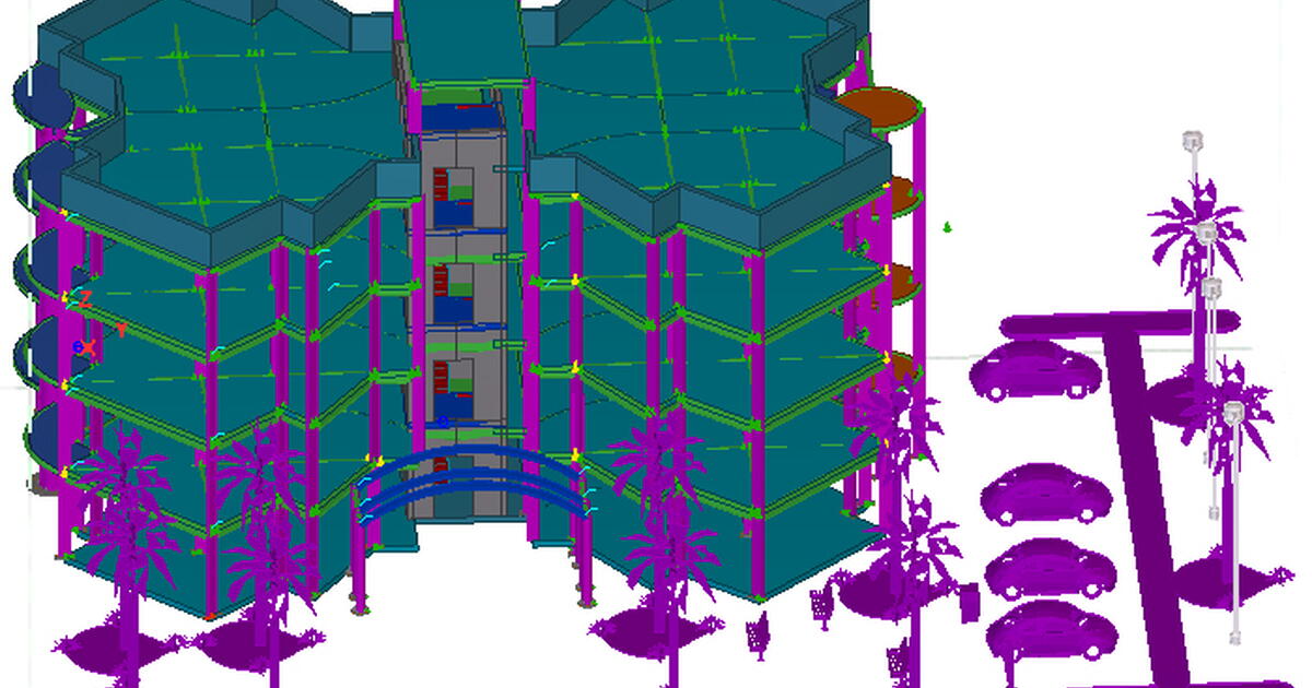 A16 - WIND RESISTANCE BUILDING | Tekla
