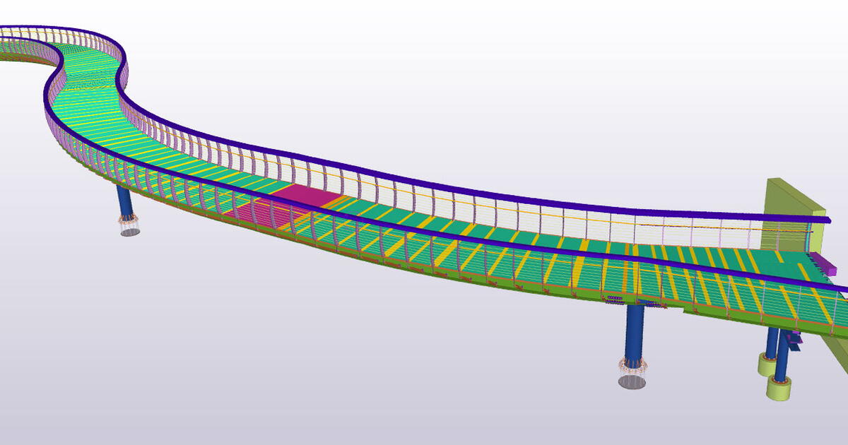 Finzels Reach Footbridge | Tekla