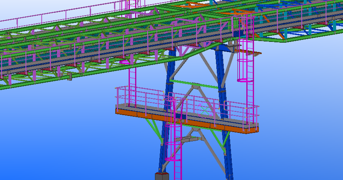 Conveyor structure | Tekla
