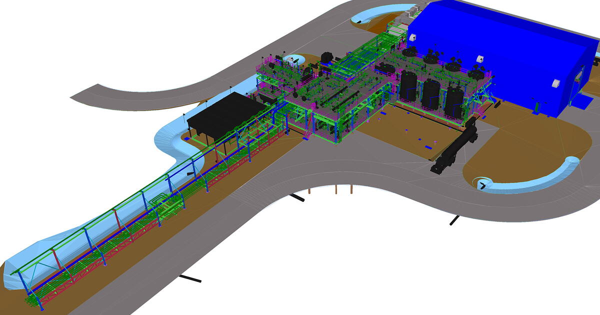 Modularized Industrial project | Tekla