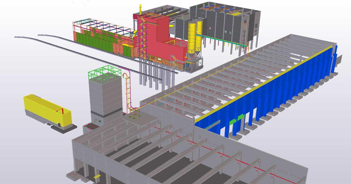 New construction grinding plant | Tekla