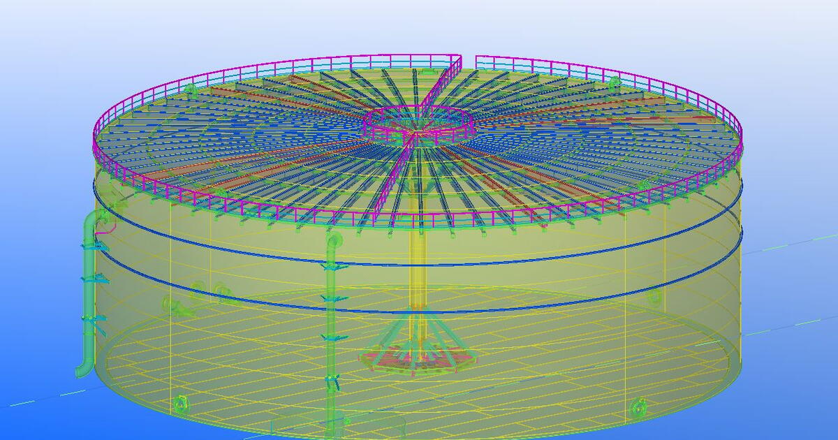 Water Transmission Development 2009-2012, "Ground Storage Tanks" | Tekla