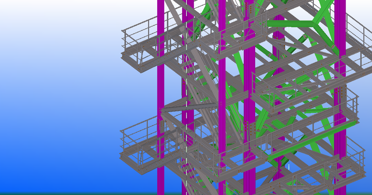 Acico cement storage silos project | Tekla
