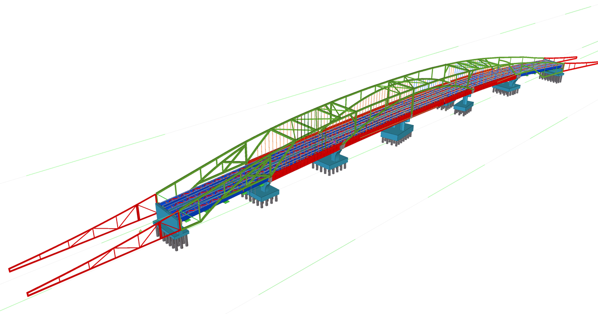 ABDULLAH ARIF INTERCHANGE (MECCA BRIDGE) | Tekla