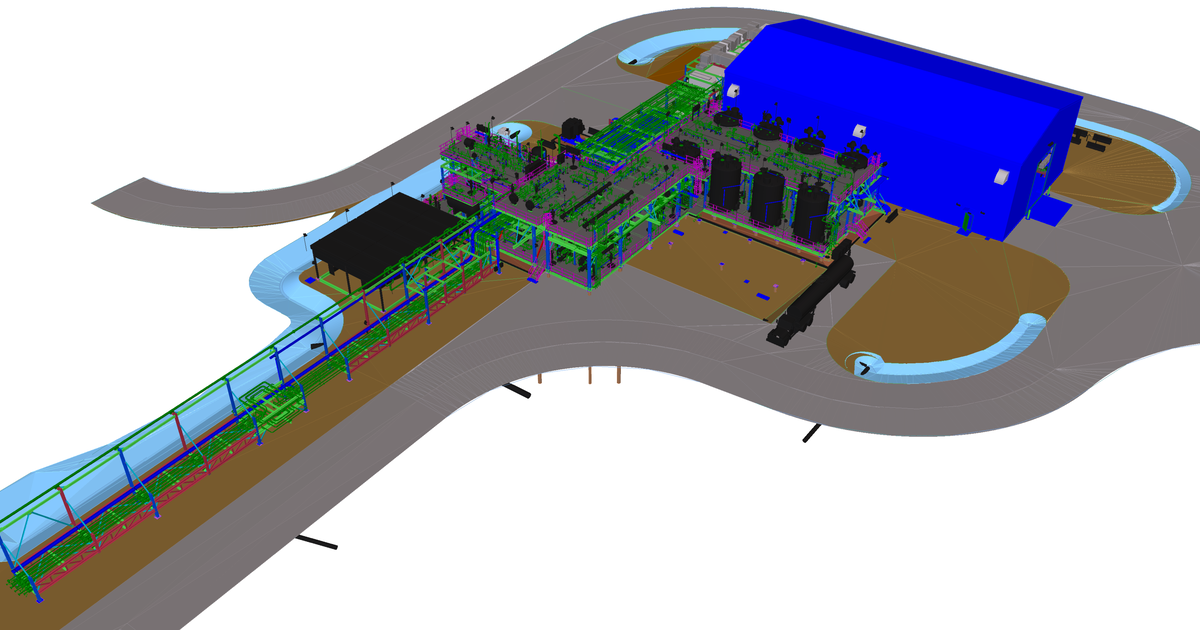 Modularized Industrial Project by Supreme Steel LP Edmonton | Tekla