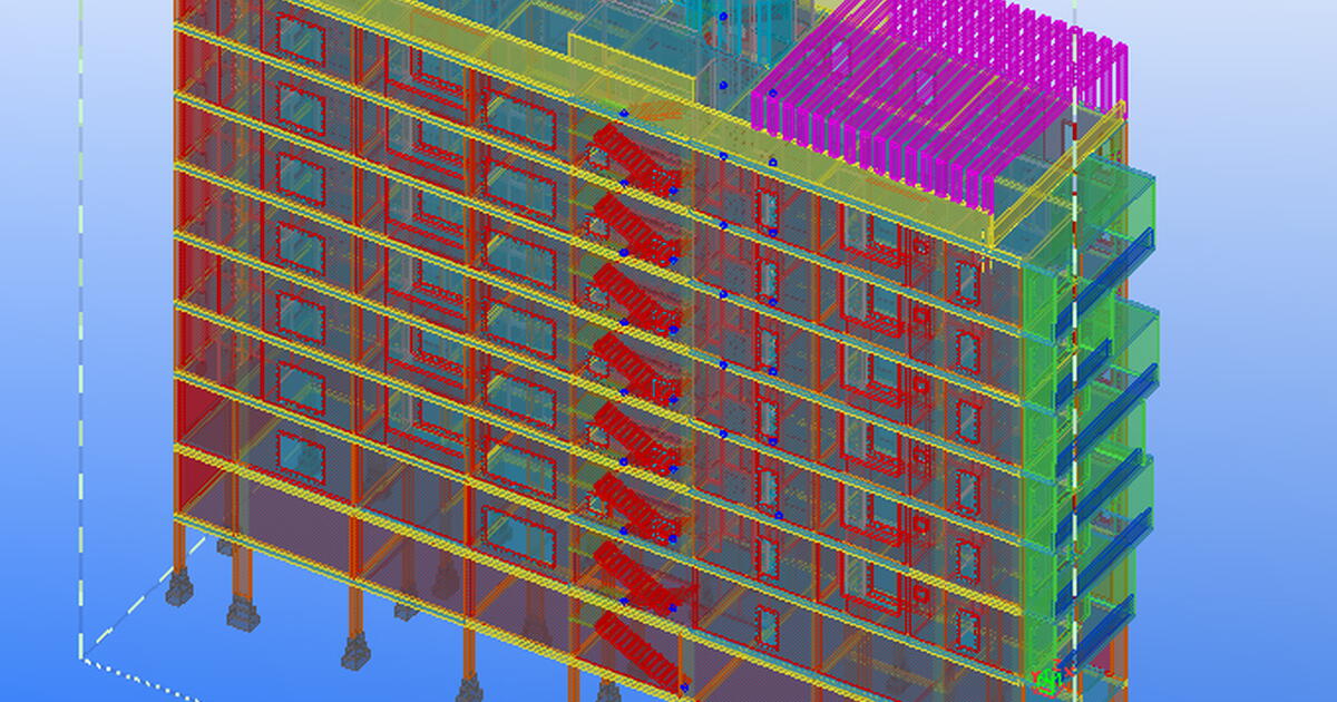APARTMENT BUILDING | Tekla