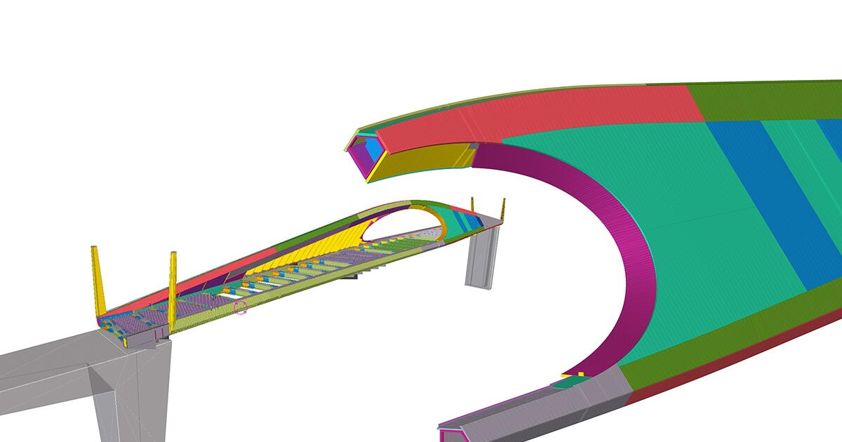 US Olympic and Paralympic Museum Pedestrian Bridge | Tekla
