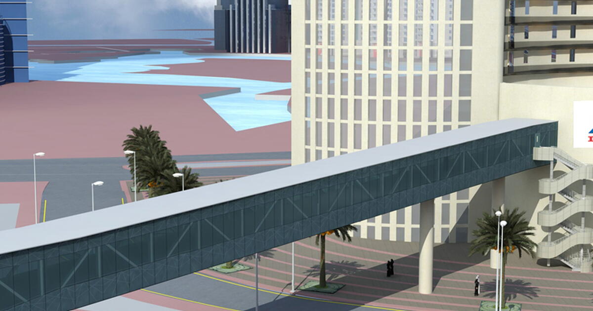 Burj Vista Connection Bridge | Tekla